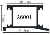 China Aluminum 6063 Home Wall Shelf Black Gray Matt Luxury Unique Floating Shelves Led Lights for sale