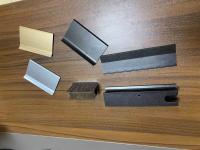China Aluminum 6063 Home Wall Shelf Black Gray Matt Luxury Unique Floating Shelves Led Lights for sale