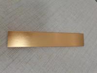 China Extruded Aluminium Profile Mirror Frame with Aluminum Alloy Lines and Brushed Finish for sale