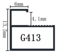China Aluminum Mirror Frame 13.5cm/28cm/38cm/40cm Gold/Black/Silver with Metal Alloy Lines for sale