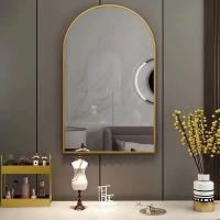China Aluminum Mirror Frame 13.5cm/28cm/38cm/40cm Gold/Black/Silver with Metal Alloy Lines for sale