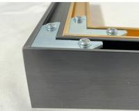 China Square Shape Picture Frame Light with Simple Wall Hanging Design and Brush Surface for sale