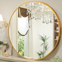China 28cm Aluminum Mirror Profile Gold Black Silver Metal Alloy for Bathroom Mirror Design for sale