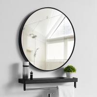 China 28cm Aluminum Mirror Profile Gold Black Silver Metal Alloy for Bathroom Mirror Design for sale