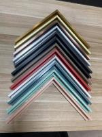 China Rose Gold Wooden Picture Photo Frame with Mirror Frame Aluminum Frame for sale