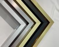 China Customized Brushed Surface Aluminum Alloy Profile for Picture Frames and Mirrors for sale