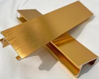 China Sturdy 38mm Side Height Rose Gold Aluminum Frame for Mirror and Photo Picture Frames for sale