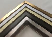China Aluminum Frame Profiles in Brushed Finish for Elegant Picture/Photo/Mirror Frames for sale