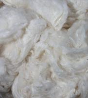 China raw silk fiber, mulberry silk noil for needle felt sheets for sale