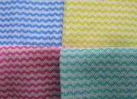 China cross lapping spunlace non woven fabric for household/kitchen cleaning wipes for sale