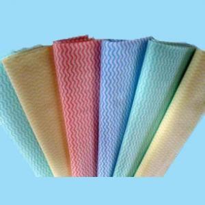 China cross-lapping spunlace nonwoven fabric for household/kitchen cleaning wipes for sale