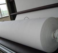 China raw white color needle punch nonwoven for sale