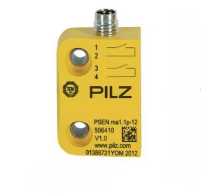 China Magnetic safety switch 2 n/o 4-pin M8 plug 506412 Square design for sale