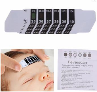 China Digital Forehead Baby Thermometer LCD Fever Forehead Thermometer Sticker for sale