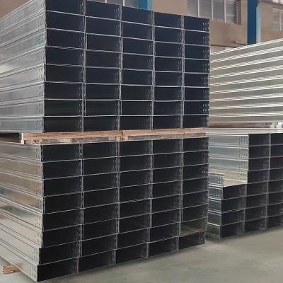 China Hanging Single Rail GI Cable Tray 200mm - 2m-6m Length Galvanized Steel with 30-500mm Side Height for sale