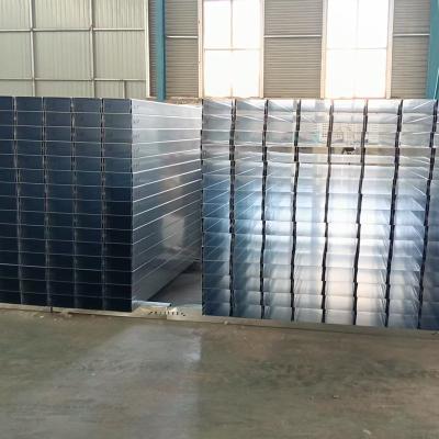 China Zinc Coated Galvanized GI Cable Tray 30-500mm Side Rail Height 2m-6m Length Wall Mounted Wire Trunking for sale