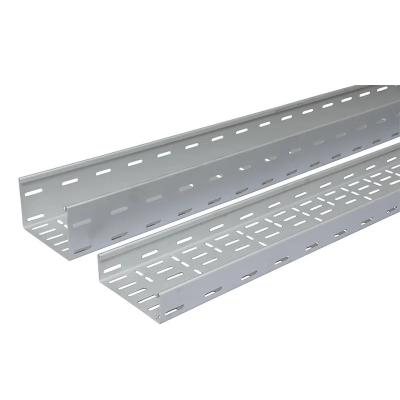 China Custom Aluminum Cable Track Tray 50-150mm Height 3-6m Length Medium Duty Industrial Cable Management System for sale