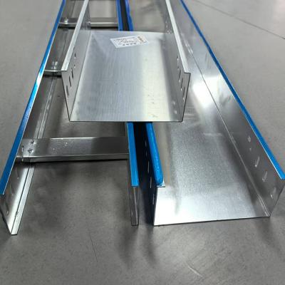 China Commercial Aluminum Ladder Cable Tray 50-150mm Height 100-1000mm Width for Industrial Cable Management for sale