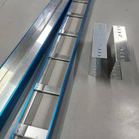 China Horizontal Anodized Aluminum Cable Trunking Tray 1.0-3.0mm Thickness 50-150mm Height for Wall and Floor Mounted Installation for sale