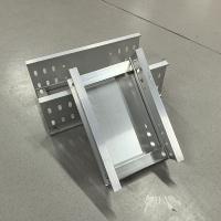 China Medium Duty Aluminum HDG Cable Tray Slotted Design 100mm-1000mm Width with 50mm-150mm Height Range for sale