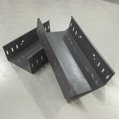 China Galvanized Steel Underground Cable Trough Basket Tray 50mm Height 100mm Width with 50x25mm Slots for Outdoor Use for sale