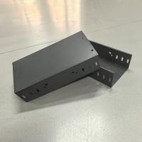 China Weatherproof Ventilated Cable Tray 100mm x 50mm with 50x25mm Slots - Heavy Duty Steel Construction for sale