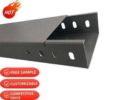 China ODM Ladder Ventilated Cable Tray Trunking 350mm For Cable Management System for sale