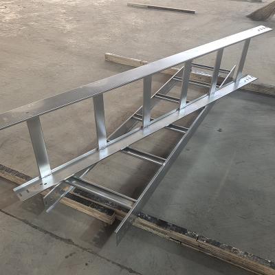 China GRP Fire Rated Cable Ladder Rung System - Galvanized Steel Tray 50-1000mm Width 3-6m Length for sale