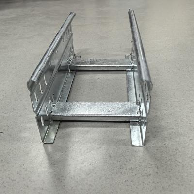 China 12 Inch Trapezoidal Fire Rated Cable Ladder Tray 50-200mm Height for Electrical Wiring Systems for sale