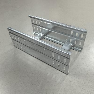 China Ventilated Fire Rated Cable Ladder 50-1000mm Width Medium Duty Steel Tray for Network Systems for sale