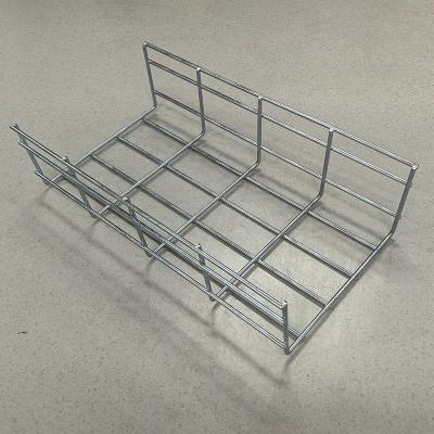 China 4 Inch Galvanized Steel Cable Tray - 10ft Length with 50 Lbs/ft Load Capacity for Cat5 Cat6 Network Cables for sale