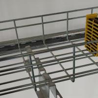 China 4 Inch Galvanized Fireproof Cable Tray 10 Feet Length with 50 lbs/ft Load Capacity for Industrial Wire Management for sale