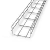 China Galvanized Welded Wire Mesh Cable Tray 200mm Width with 50-300mm Height Options for Industrial Cable Management for sale