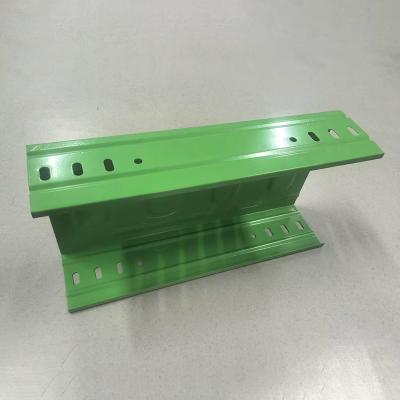 China Heavy Duty Reinforced Electrical Offshore Cable Tray System 100mm Width with UL94 V-0 Fire Resistance and 1000lbs Load Capacity for sale