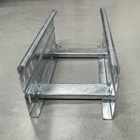China Hot Dipped Galvanized 50x50mm Cable Tray Trunking Raceway Medium Duty 3m-6m Length Steel Construction for sale