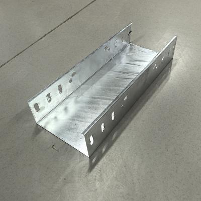 China 50mm Perforated Cable Tray for Electrical Wiring - 25mm-150mm Height, 3m-6m Length, Hot Dip Galvanized Steel Construction for sale