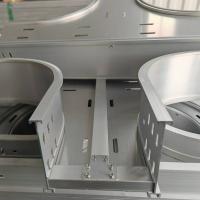 China Fire Resistant Cable Tray Fittings 90 45 Degree Bend Steel Construction 3 Meter Length ISO9001 Certified for sale