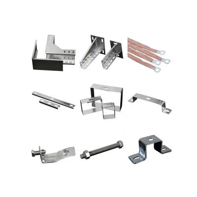 China Galvanized Steel Cable Tray Fitting Ventilated Perforated Trough Horizontal Elbow 600mm Width 2-4m Length for sale