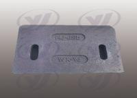 China Cast Iron Mixing Blade 550HB  Concrete Mixer Parts   Road machinery，HZS120, HZS150 for sale