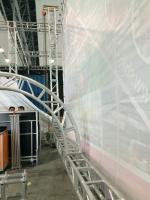China Exhibition Aluminum Stage Truss ,  Banner Stand Aluminum Alloy Spigot Truss for sale