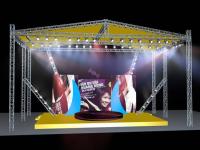 China Outside Silver Modern Aluminum Stage Truss For Music Festival for sale