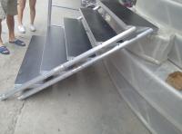 China Pipe Spigot Connection Aluminum Stage Truss With 5 Steps Stair , Main Tube 50mm for sale