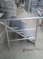 China Pipe Spigot Connection Aluminum Stage Truss With 5 Steps Stair , Main Tube 50mm for sale