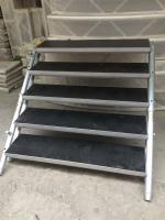 China 6082 - T6 Outdoor Plywood Aluminium Work Platform 1.22 X 1.22m With Ladder for sale
