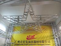 China Silver Special Pentagram Star Truss Blot Lighting Truss Indoor 300*300mm for sale