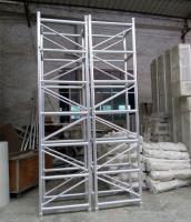 China Silver Straight Large Heavy Project Stage Lighting Truss 520*760mm for sale