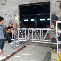 China Silver Straight Large Heavy Project Stage Lighting Truss 520*760mm for sale