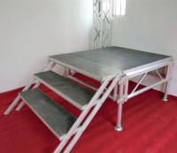 China Mobile Heavy Loading Outdoor Stage Platform Adjustable Height 1.22*1.22m Assembling for sale
