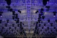 China 400*600MM Aluminum Light Stage Lighting Truss Systems For Meeting Room for sale