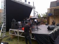 China Alloy Assembly Portable Stage Platforms For Sound System And Dj Equipments for sale